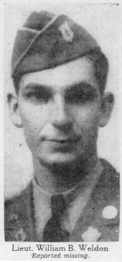2nd Lieutenant William B. Weldon, Jr. (1916–1944) – Delaware's World ...