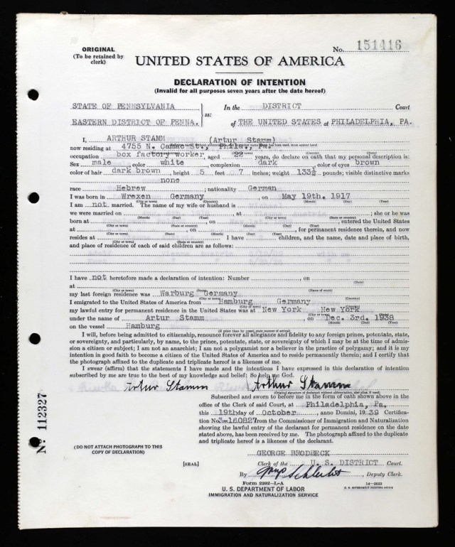 Private Arthur Stamm (1917–1944) – Delaware's World War II Fallen